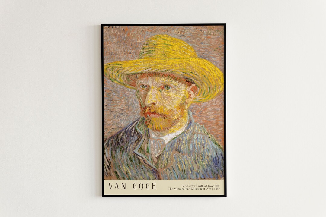 Van Gogh Self Portrait Poster, Dowland Poster, Dowland High Quality ...