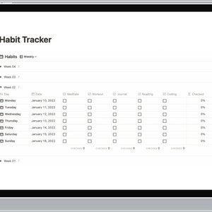 Notion Template Habit Tracker Daily Routine Tracker Lifestyle ...
