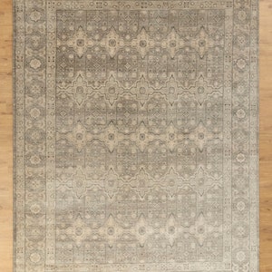 9x12 Traditional Faded Oushak Boho Wool Rugs, Modern Muted Vintage Area ...