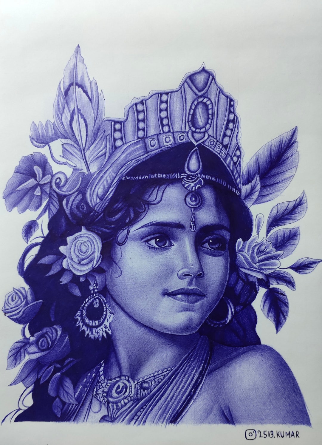 Hand Made Lord Krishna - Etsy