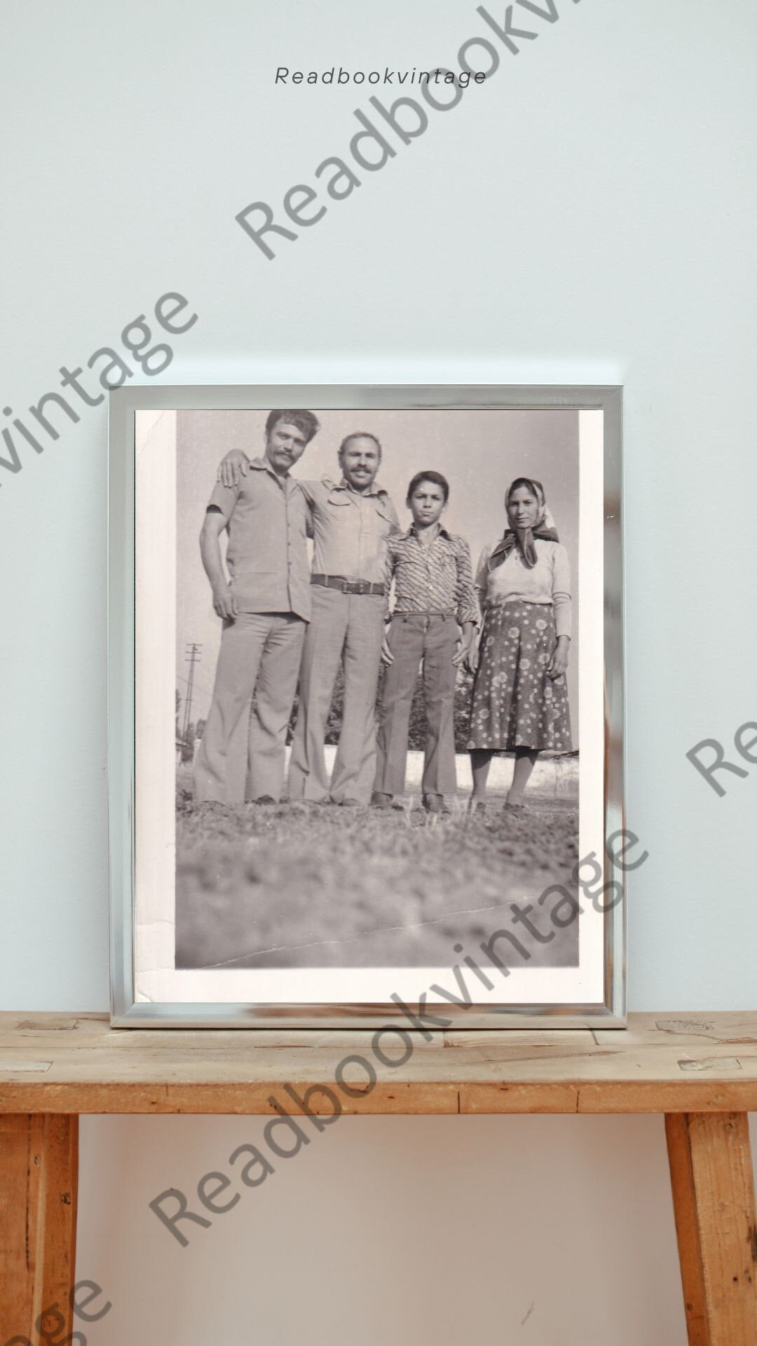 Vintage Photo of Family at 1960s, Vintage Photo of Family , Old Photoi ...