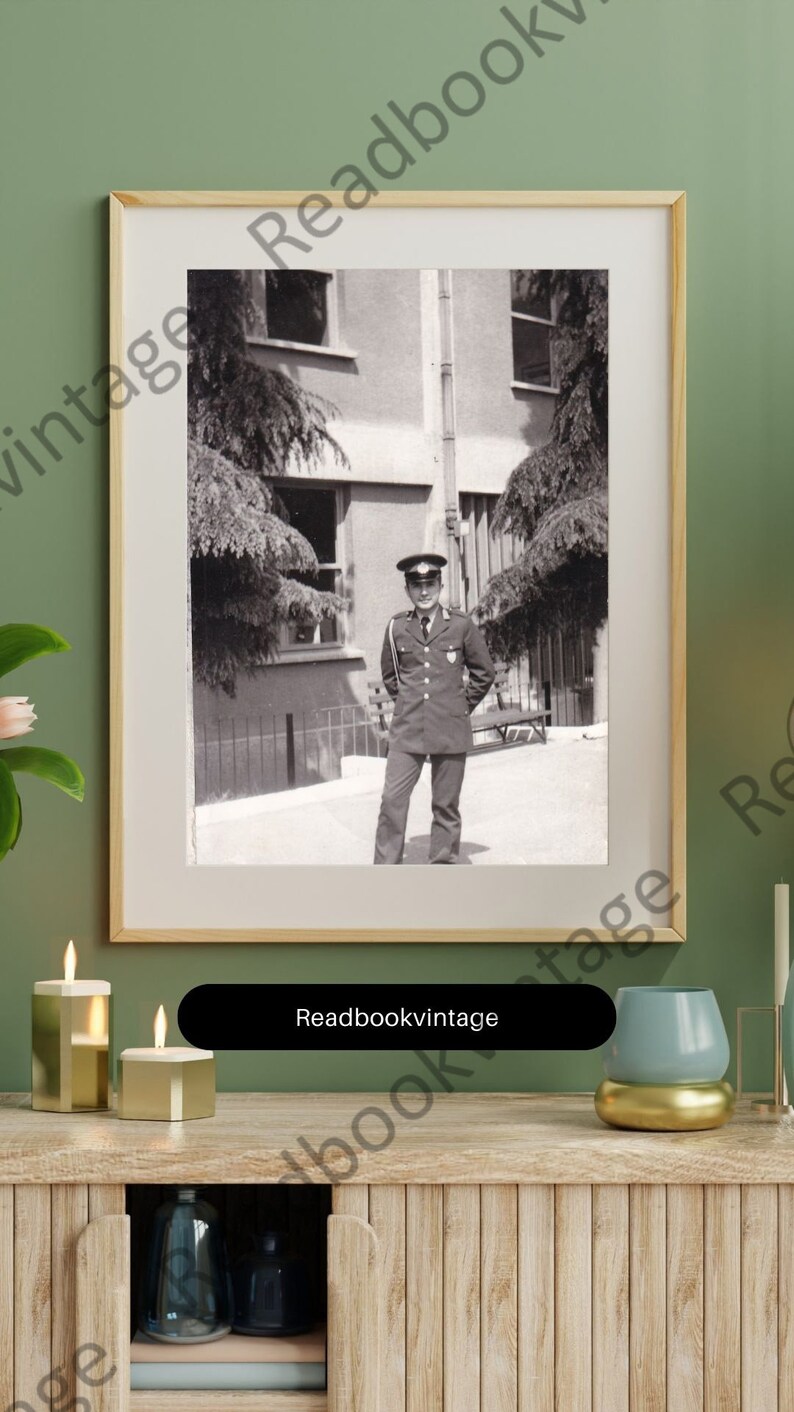 Vintage Photo of Soldier at 1960s , Digital Vintage Photo , Printable ...