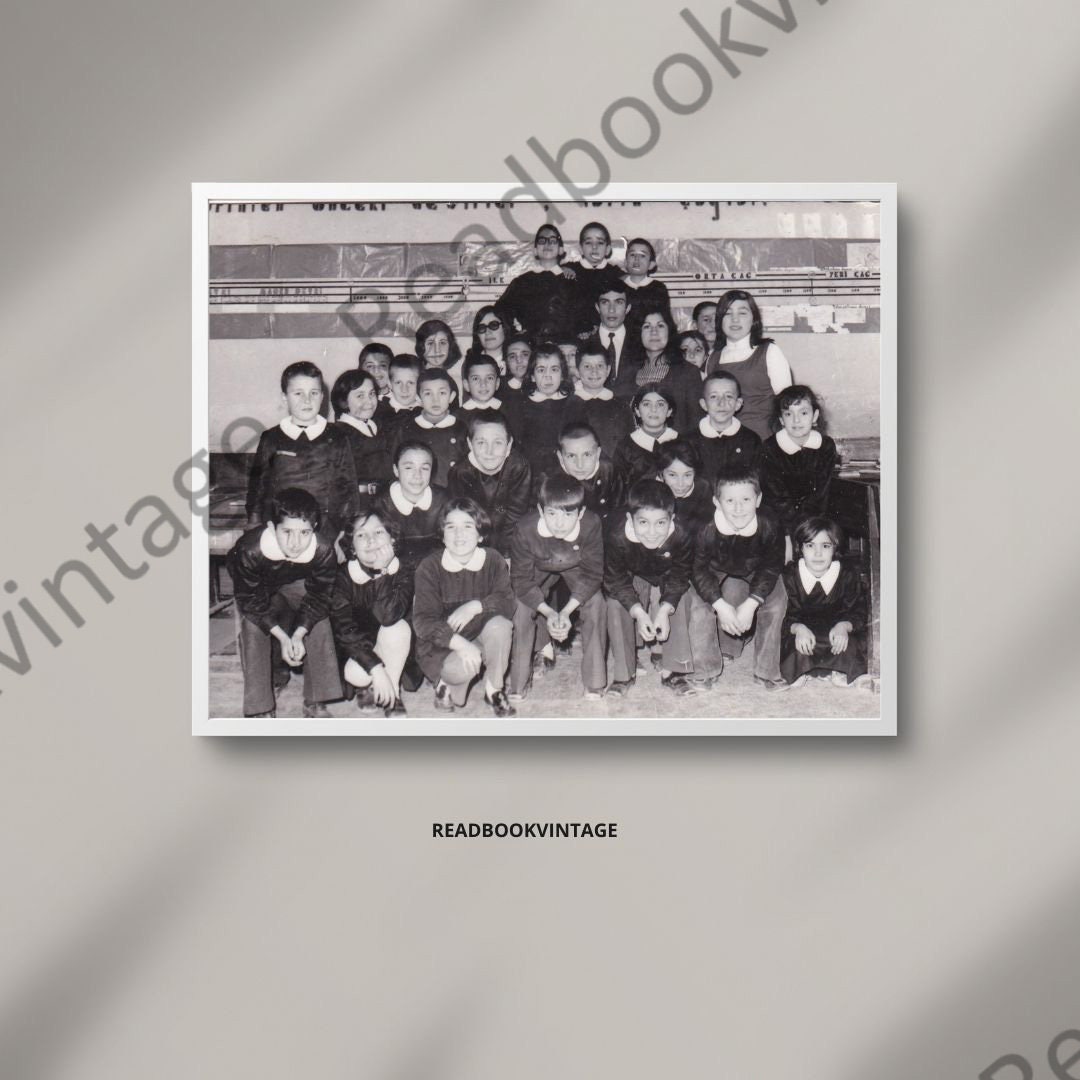 Vintage Photo of Students With Teachers, Vintage Photo of Students, Old ...
