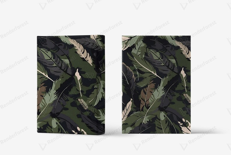 Feathers of Fortitude: Army-inspired Seamless Pattern - Etsy