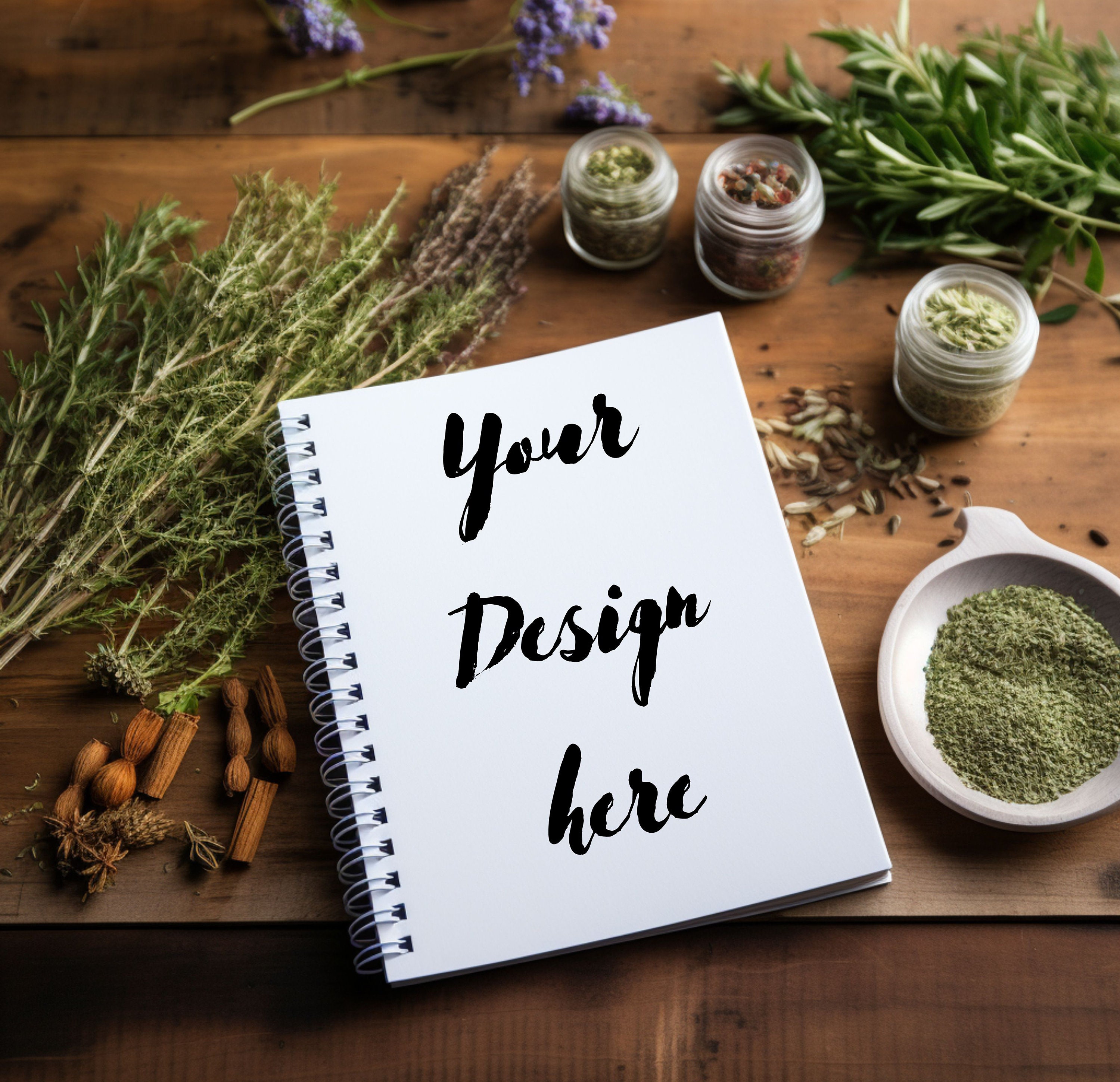 Spiral Notebook Mockup, Spiral Journal Mockup, Journal Mockup Bundle ...