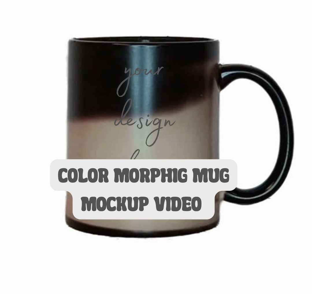 Color Morphing 11 Oz Mug Mockup Office Mug Ts Video Mockup Ts