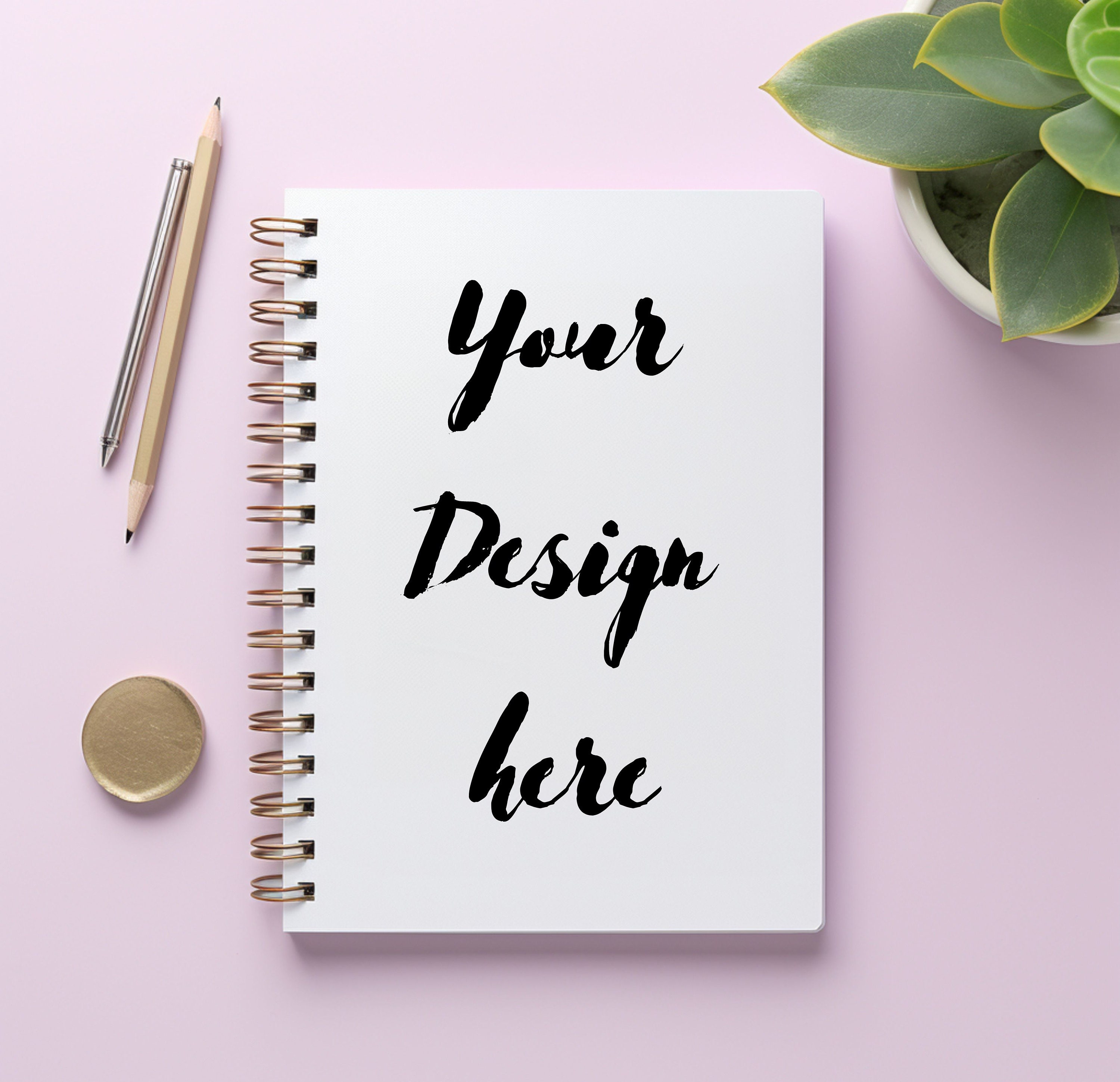 Spiral Notebook Mockup, Spiral Journal Mockup, Journal Mockup Bundle ...