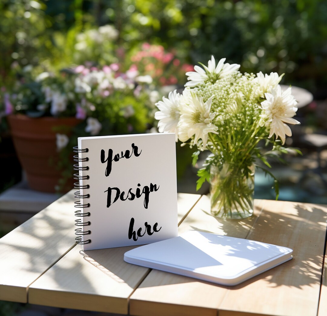 Spiral Notebook Mockup, Spiral Journal Mockup, Journal Mockup Bundle ...