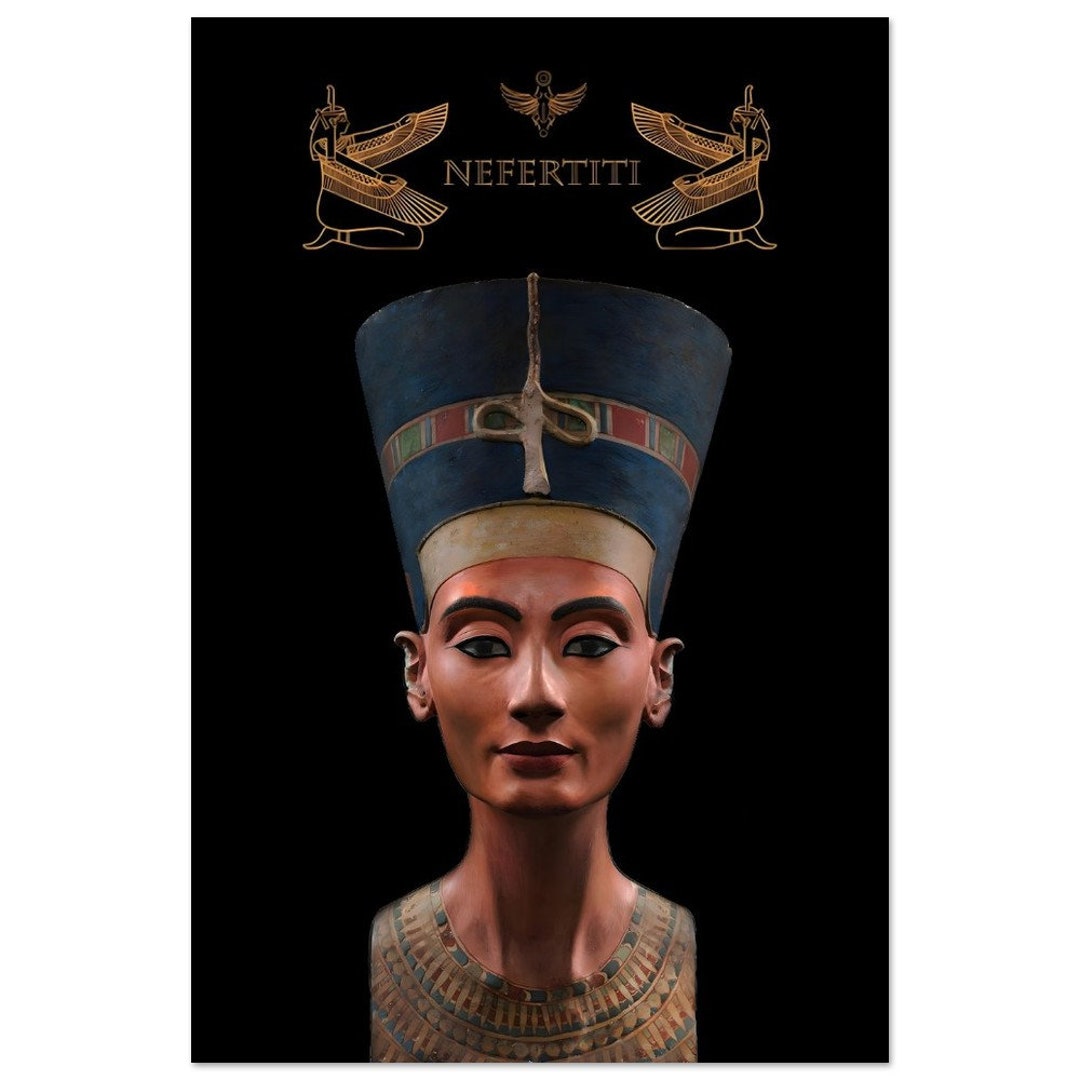 Queen Nefertiti Poster Ancient Egypt Pharaoh Ancient Egypt - Etsy