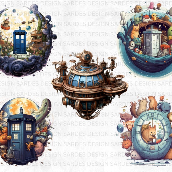 Time Travel Machine Svg - Etsy