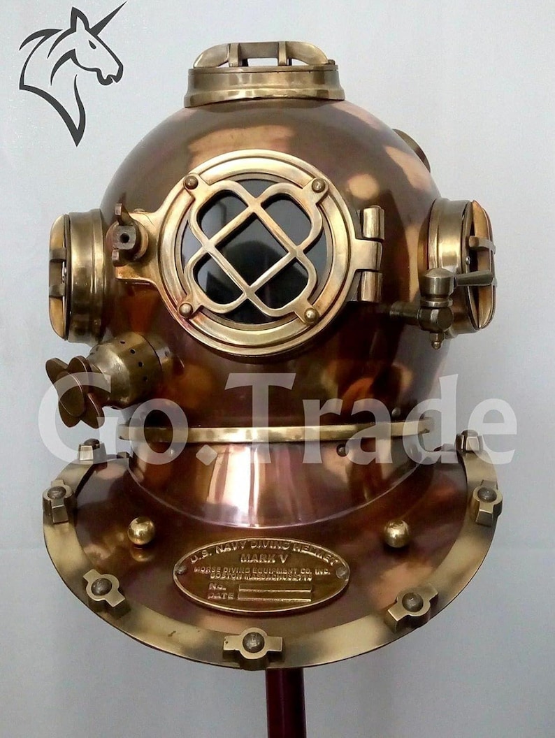 Buy Mark V Diving Helmet Replica – Solid Brass or Aluminum – Full Size ...