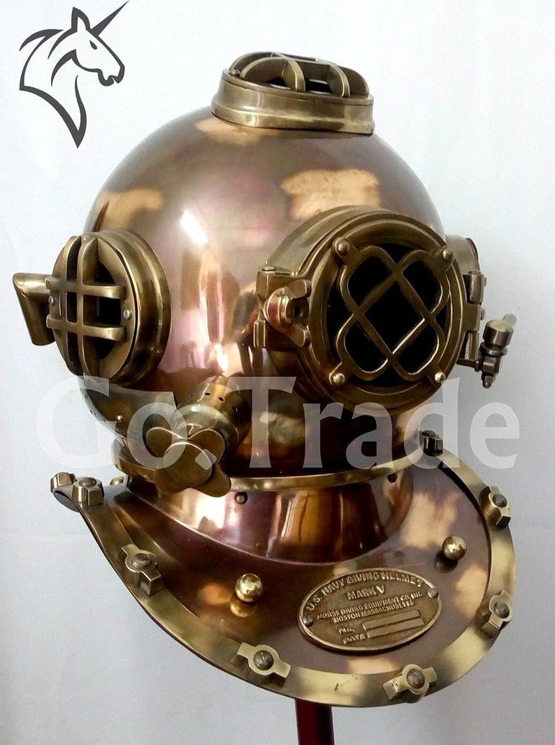 Buy Mark V Diving Helmet Replica – Solid Brass or Aluminum – Full Size ...
