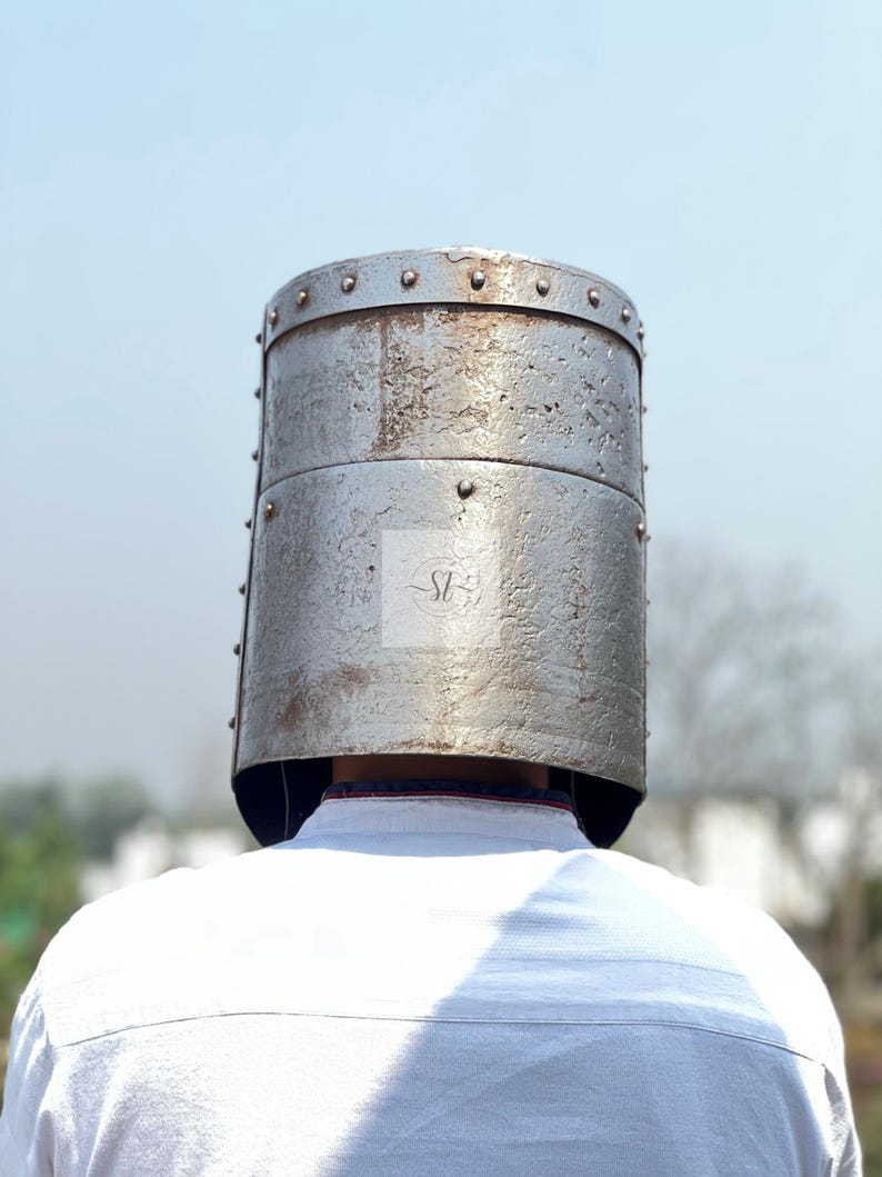 Buy Monty Python Knight Helmet – Medieval Great Helm Replica | Holy ...