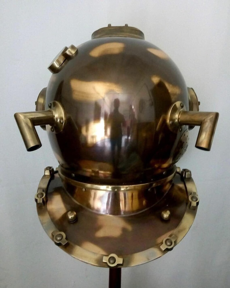 Buy Mark V Diving Helmet Replica – Solid Brass or Aluminum – Full Size ...