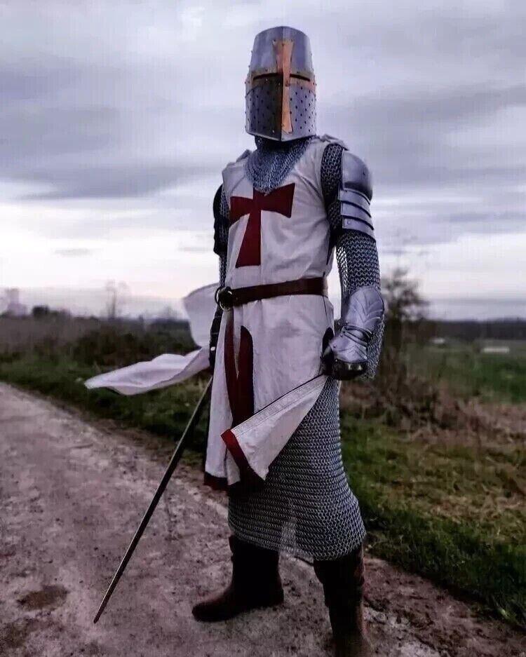 Medieval Knight Wearable Suit of Armor - Crusader Combat Full Body ...