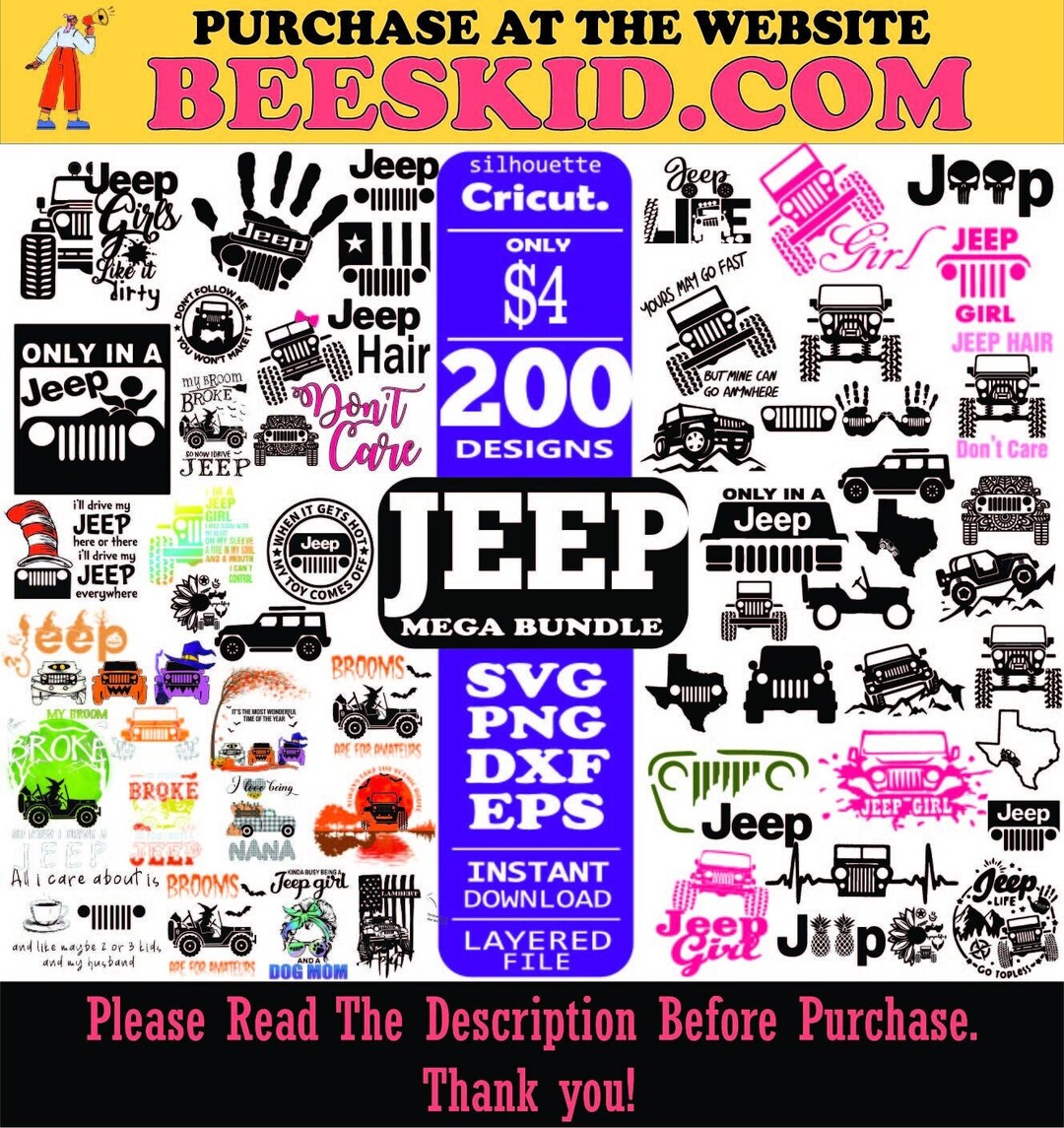 J-eep Bundle Svg J-eep Svg Vector File Instant Download - Etsy