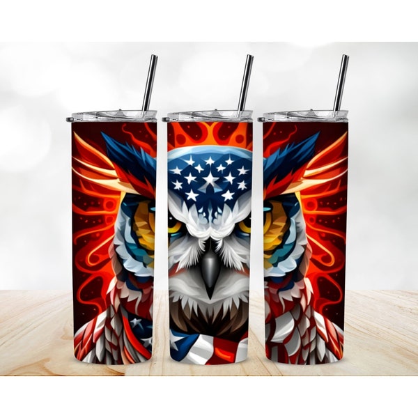 Patriotic Owl - Etsy