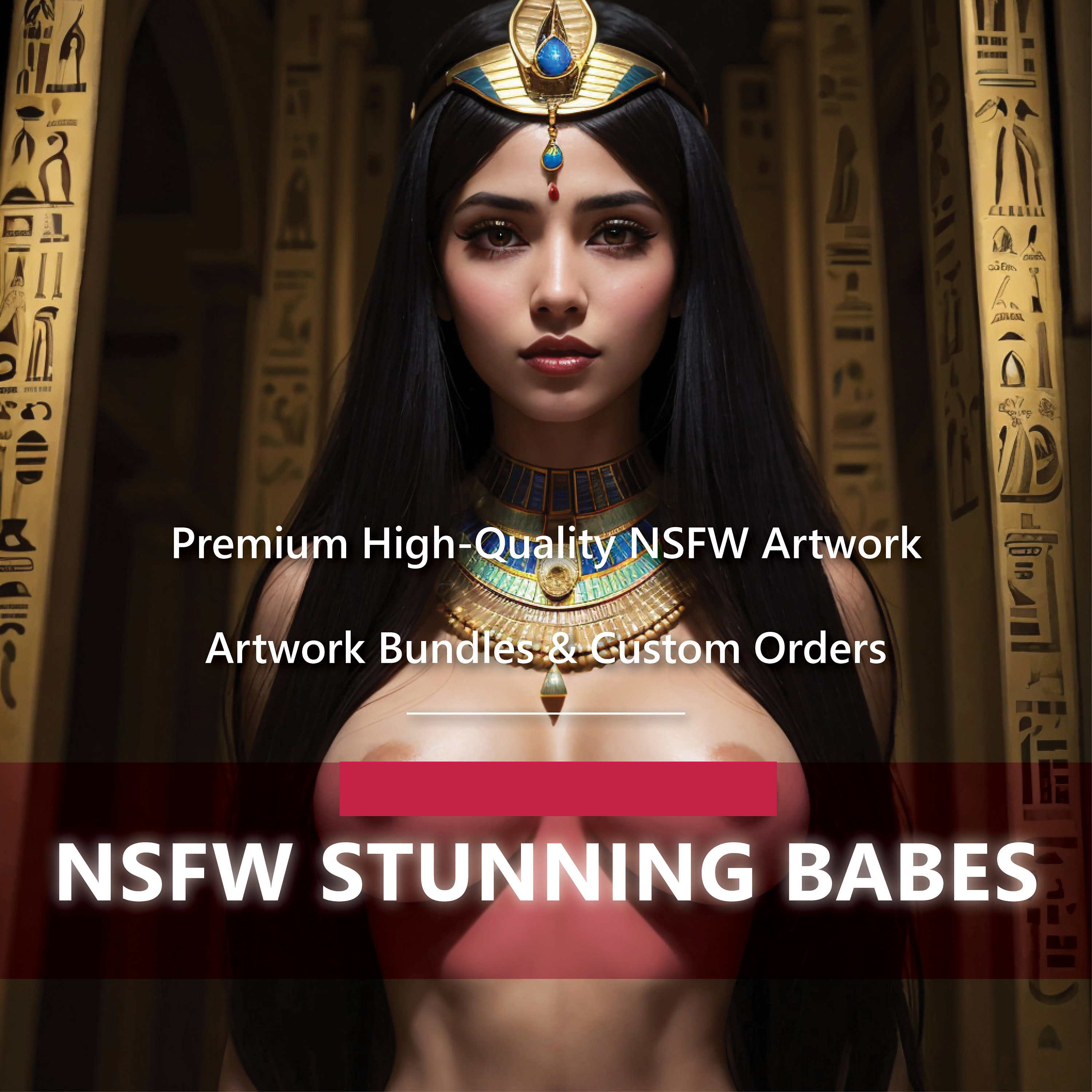 NSFW 50 Egyptian Goddess Erotic Artwork Bundle Sexy AI Art - Etsy