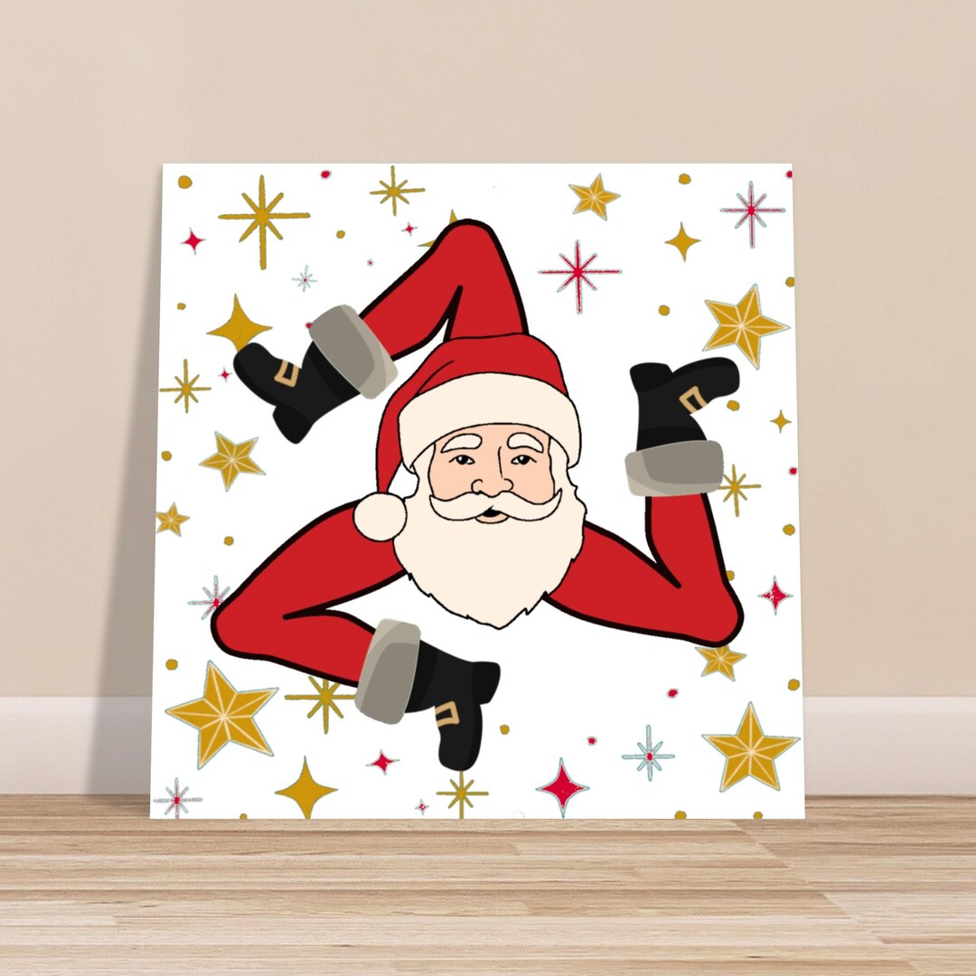 Sicilian Christmas Matte Poster – Trinacria-santa, Art That Smells Like ...