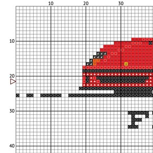 Ferrari F40 Car Cross Stitch Pattern Embroidery Instant Download PDF - Etsy