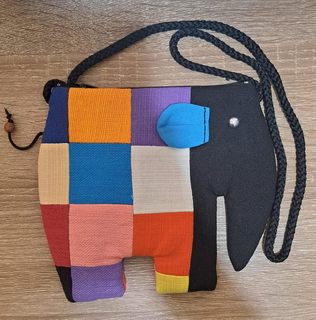 Elephant Patchwork Handbag, Cute Kids Shoulder Bag - Etsy