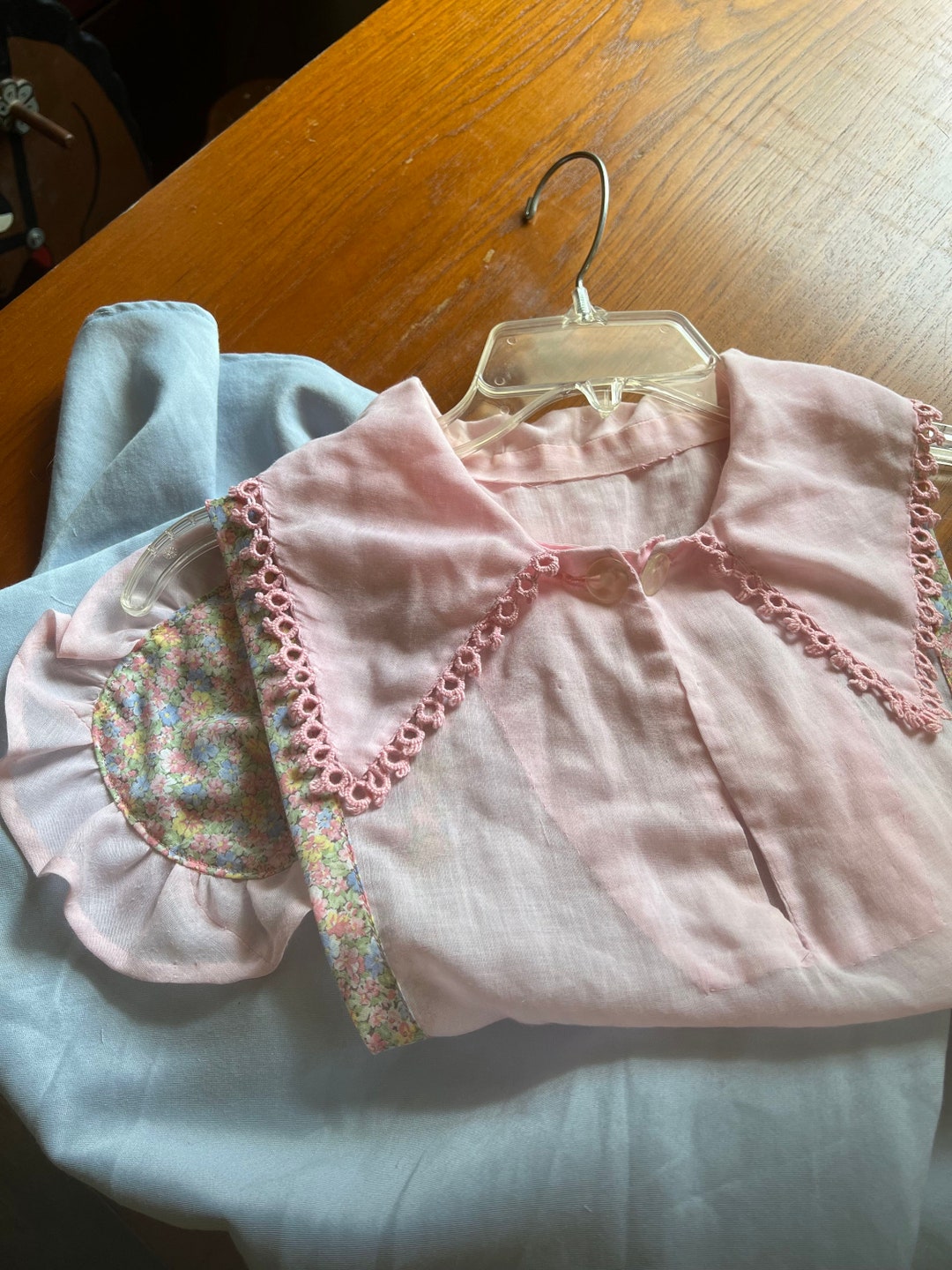 Retro Upcycled Apron With Handmade Lace - Etsy