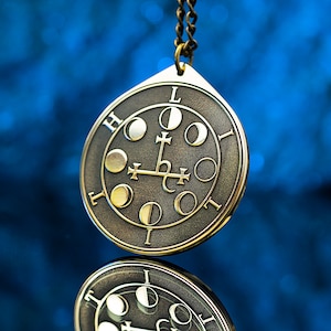 Lilith Seal Nigth and Moon Goddess Pendant, the Sacred Amulet, Seal of ...