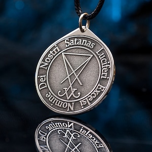 Lucifer Seal of Satan Sacred Geometry Demon Pendant Lesser Key of ...