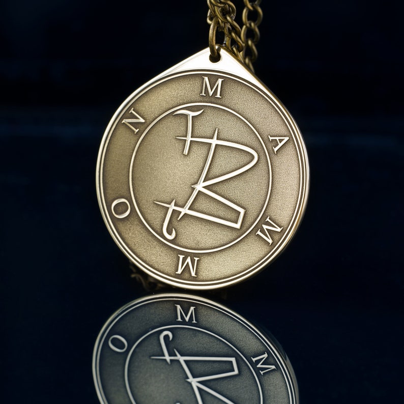 Mammon Spirit of Wealth Lesser Key of Solomon Seal Demon - Etsy