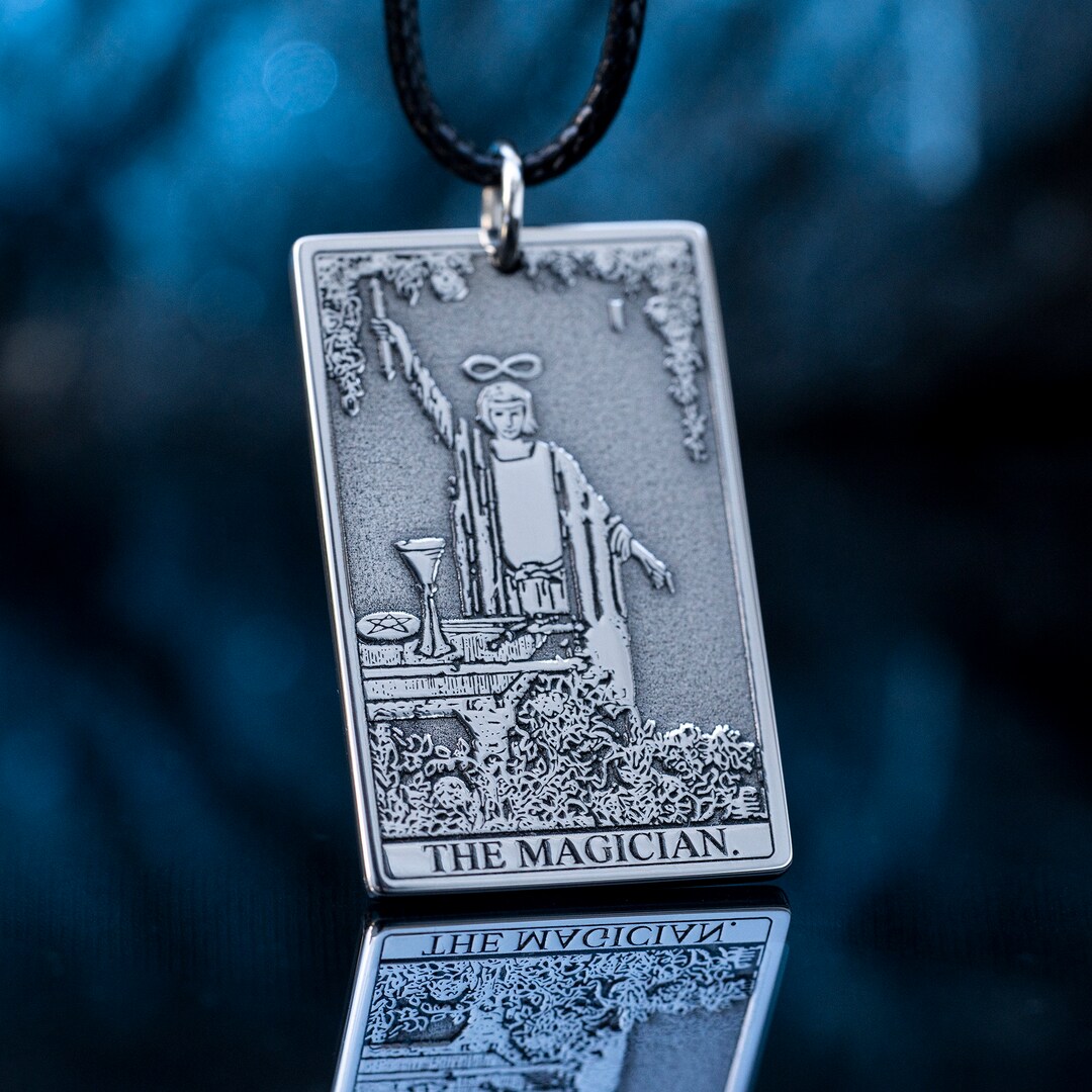 The Magician Tarot Pendant: Manifestation Power, Symbol Divination ...