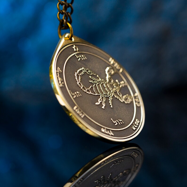 The Fifth Pentacle of Mars Pendant Solomon Kabbalah Amulet Talisman ...