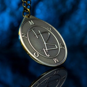 Mammon Spirit of Wealth - Lesser Key of Solomon Seal Demon Pendant ...
