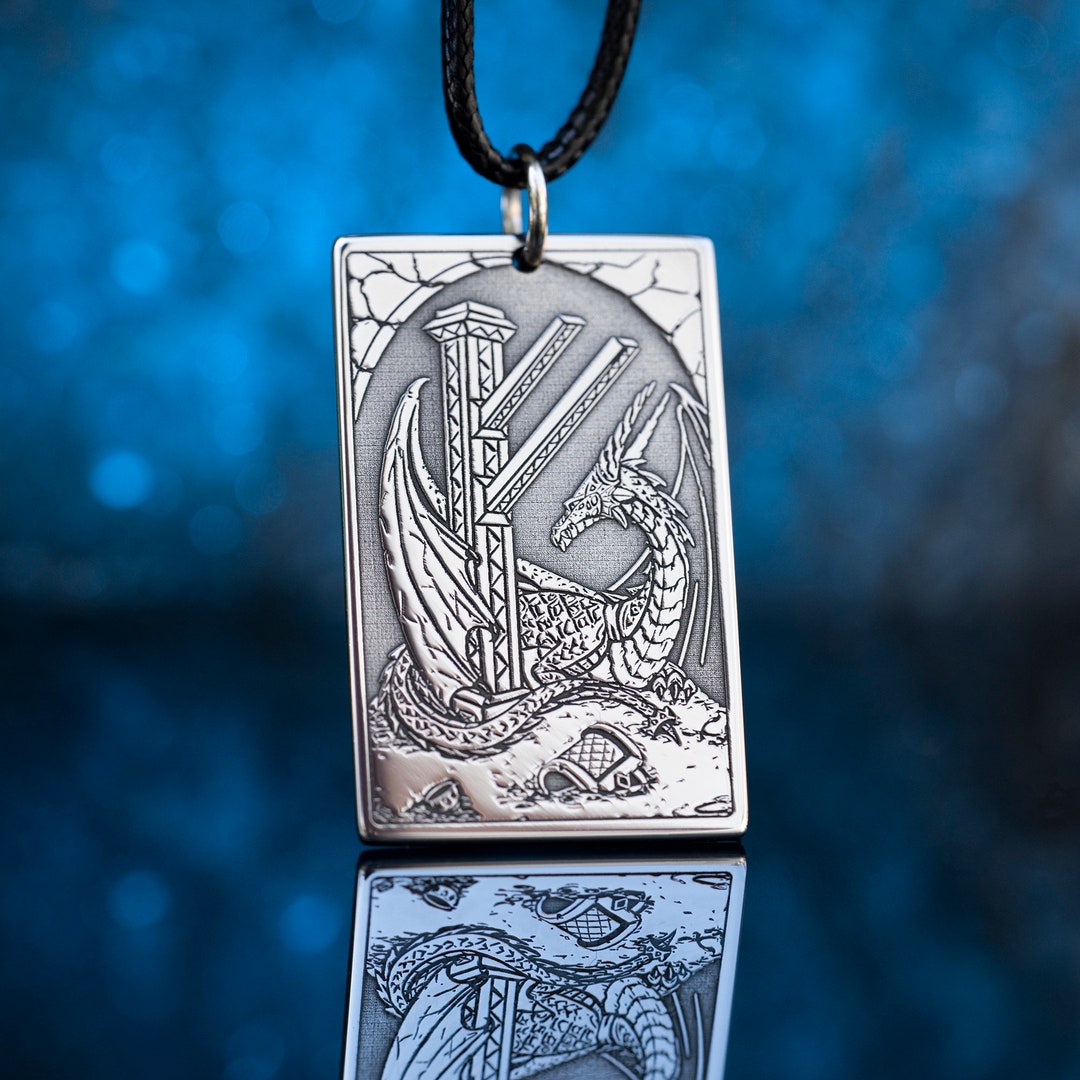 Fehu Rune for Wealth Celtic Dragon Treasure Elder Futhark Rune Viking ...