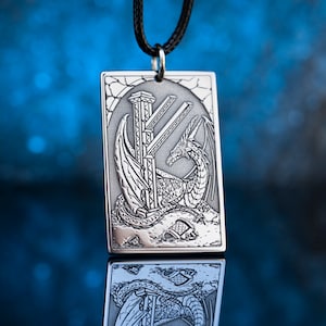 Fehu Rune for Wealth Celtic Dragon Treasure Elder Futhark Rune Viking ...