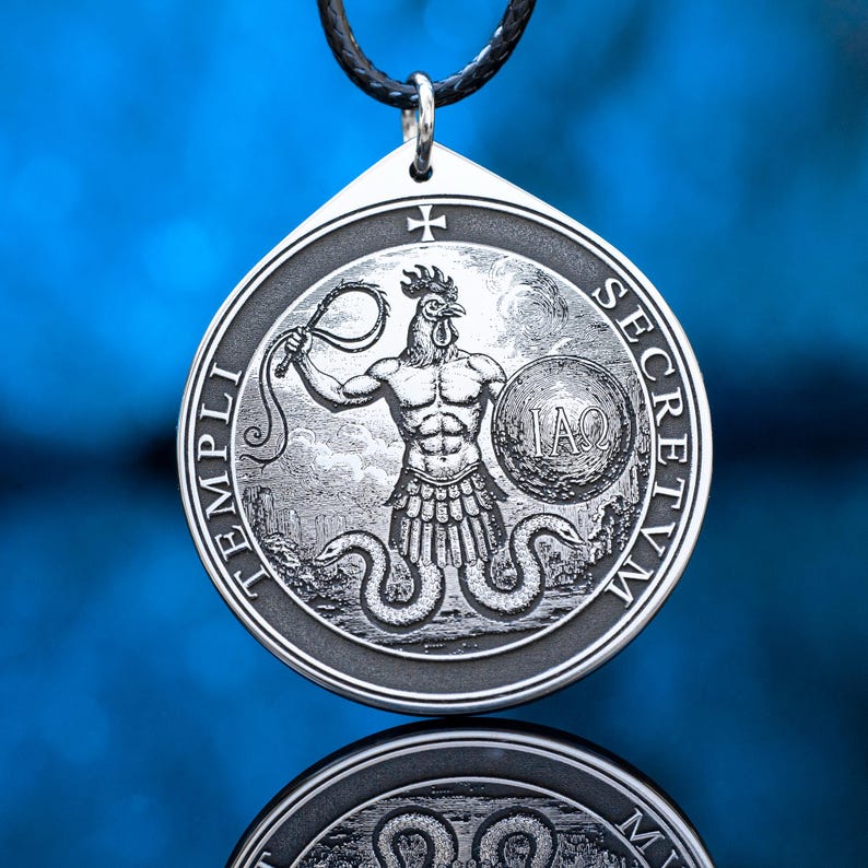 Abraxas Sigil Pendant: Gnostic Symbol of Protection, Balance and ...