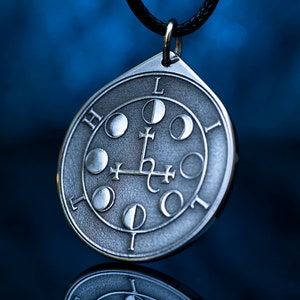Lilith Seal Night and Moon Goddess Pendant, the Sacred Amulet, Seal of ...