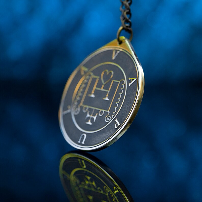 Vapula Seal Pendant: Demon of Skill and Knowledge, Solomon Kabbalah ...