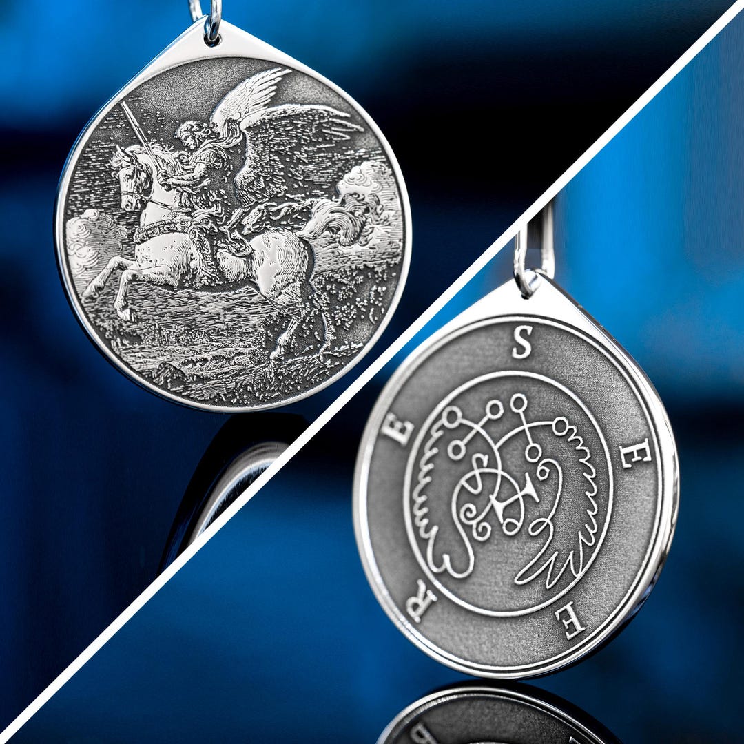Seere Seal Pendant: Demon of Speed and Sudden Fortune, Solomon Goetia ...