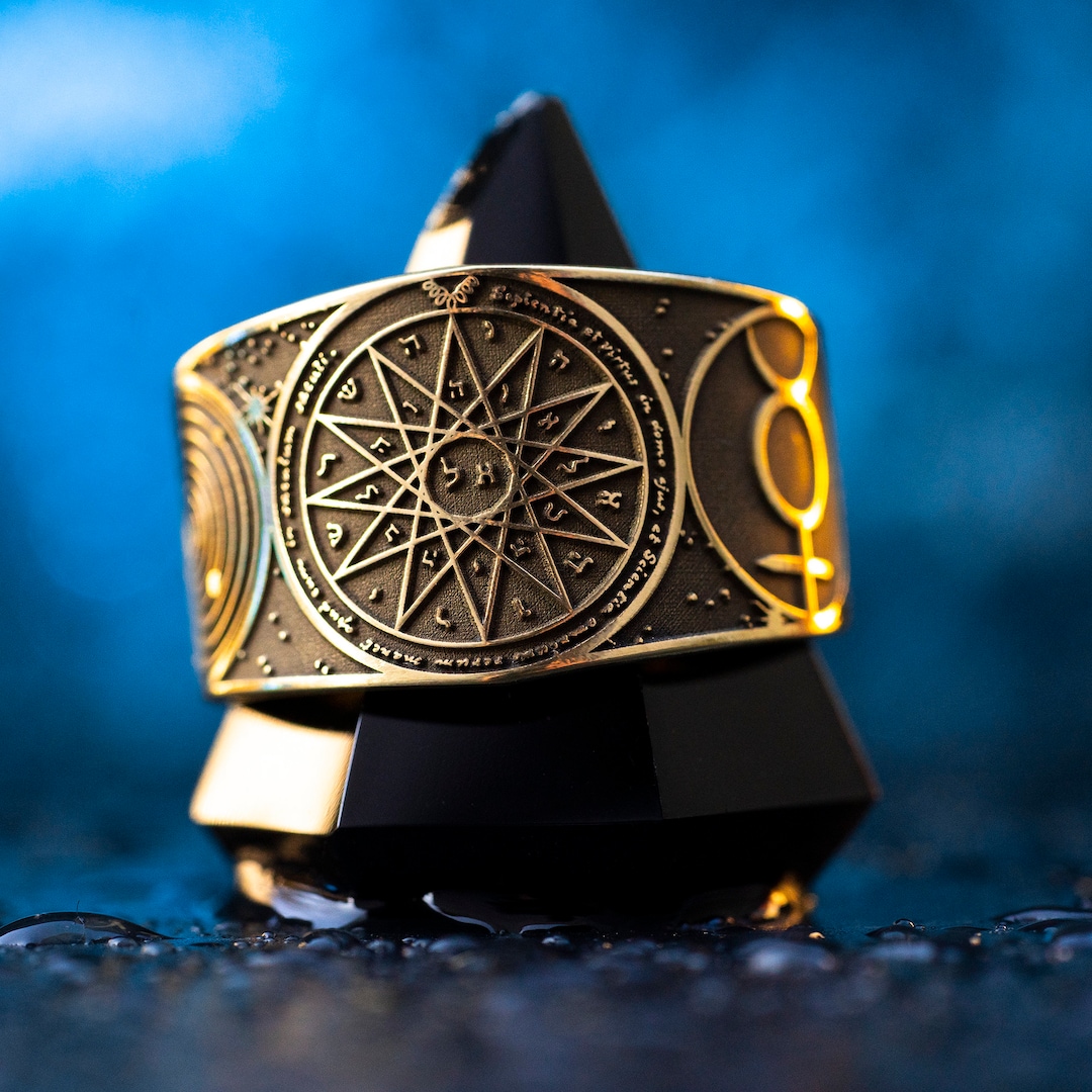 Goetia Fourth Pentacle of the Mercury Holy Planetary Seal of Solomon ...