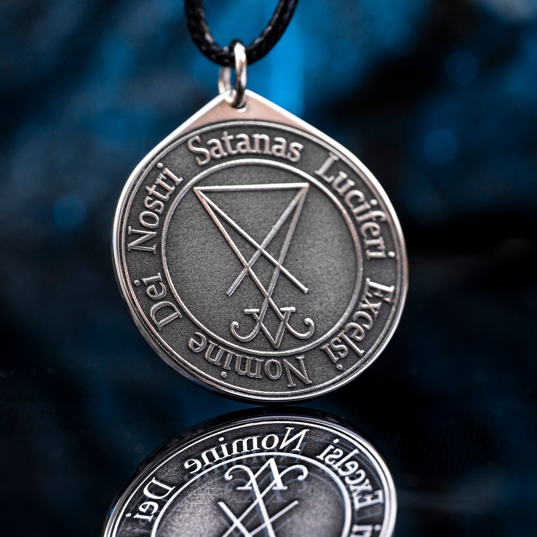 Lucifer Seal of Satan Sacred Geometry Demon Pendant Lesser Key of ...