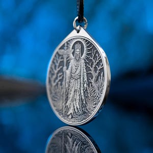 Ahriman Pendant: Angra Mainyu, Black Sun Talisman, Zoroastrian Demon ...