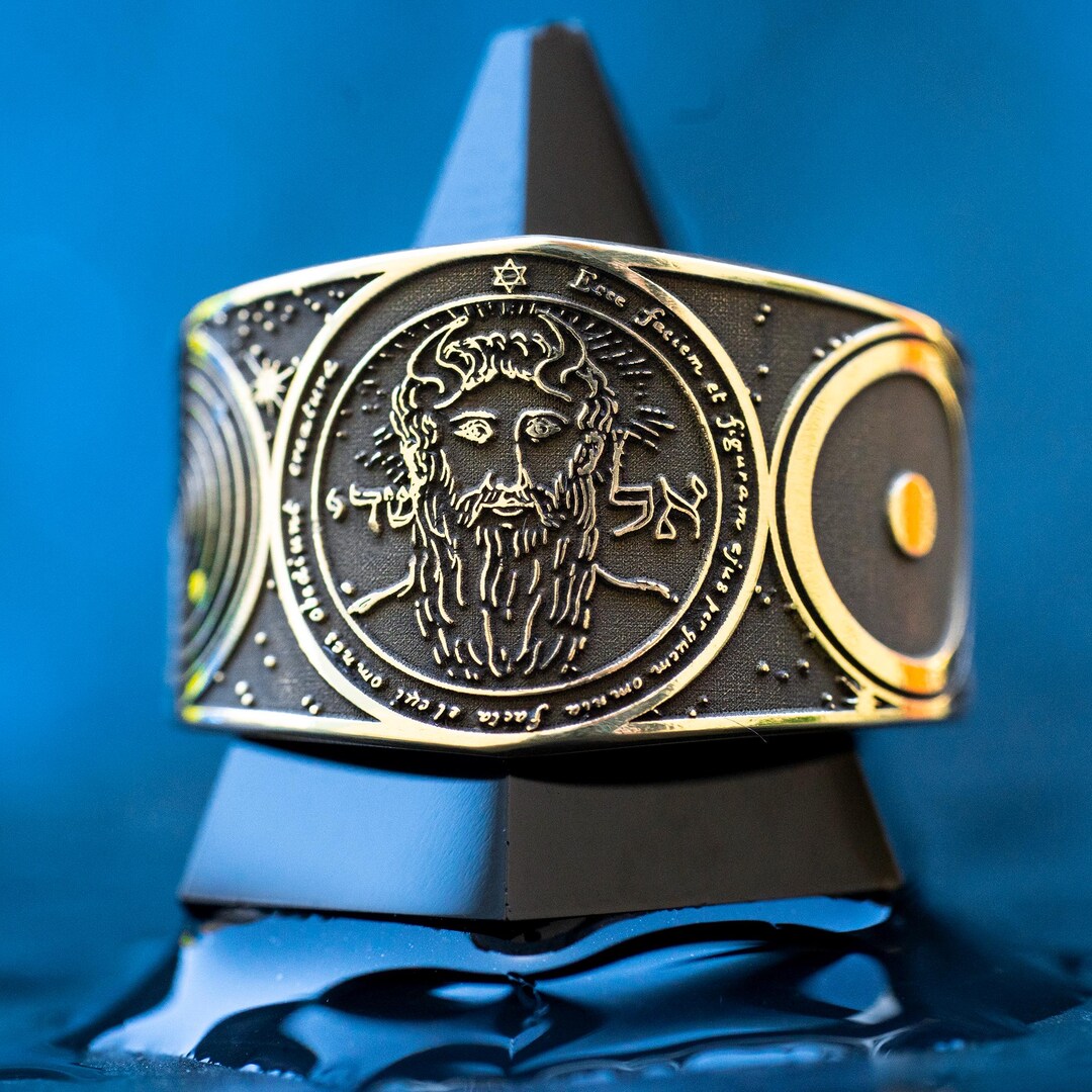 Goetia First Pentacle of the Sun Holy Planetary Seal of Solomon ...