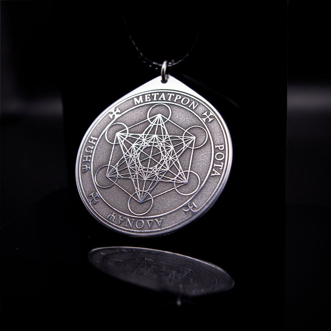 Archangel Metatron Angel of Life Seal Solomon Kabbalah Amulet Pendant ...