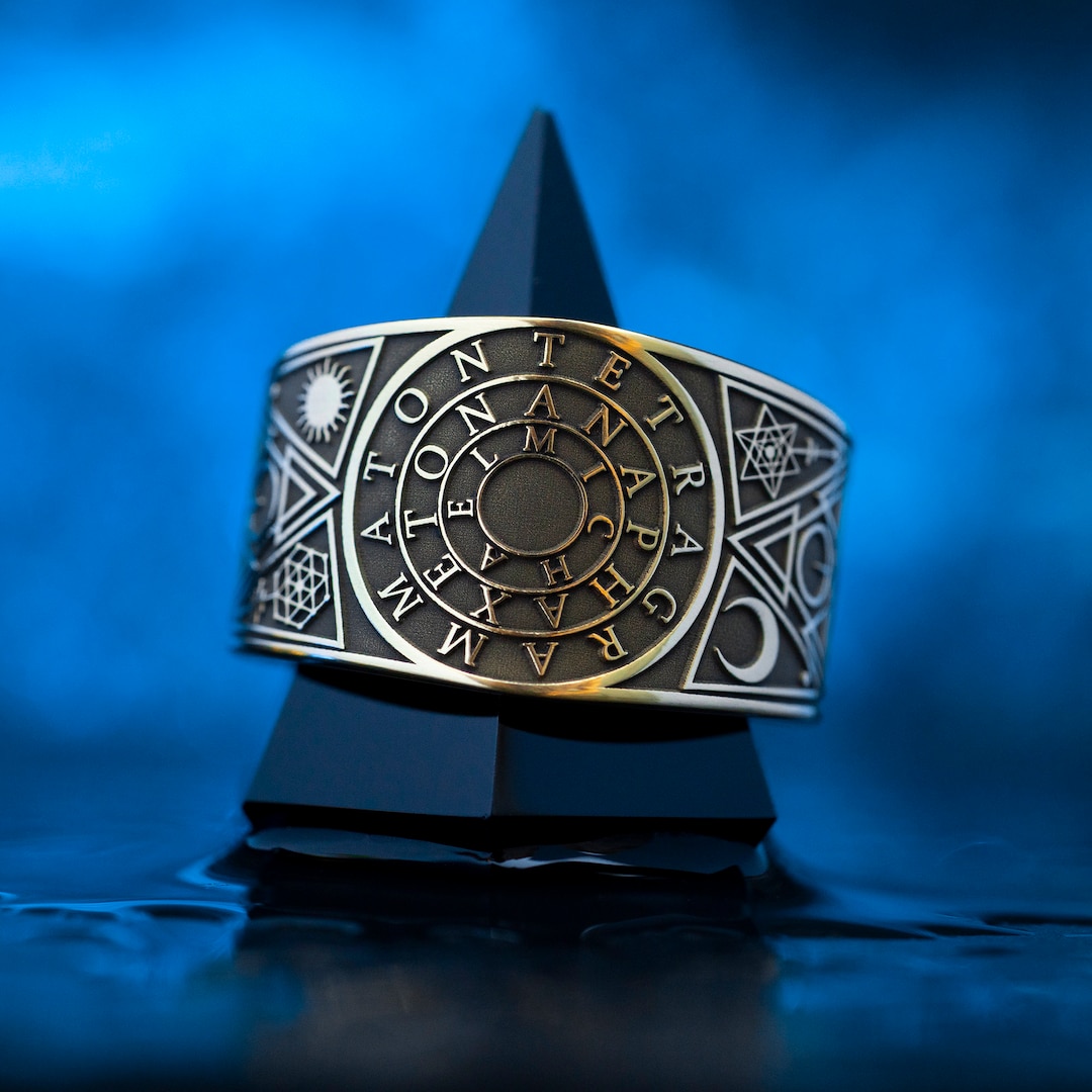 Magic Disc of Solomon Protection From Evil Spirits Sacred Geometry Seal ...