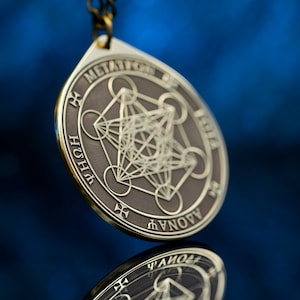 Archangel Metatron Angel of Life Seal Solomon Kabbalah Amulet Pendant ...