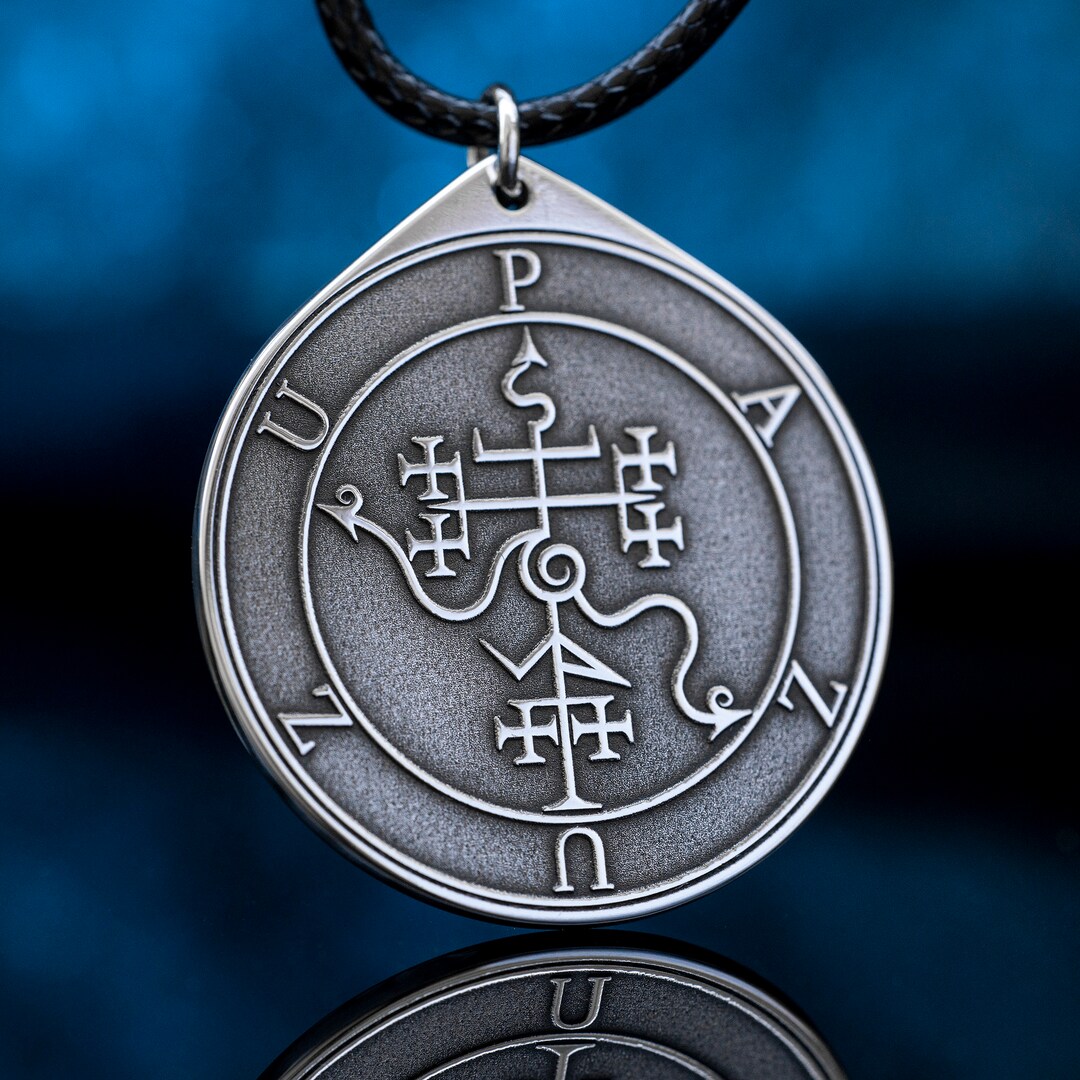 Pazuzu Sigil Pendant: Demon King of Wind and Storms, Sumerian and ...