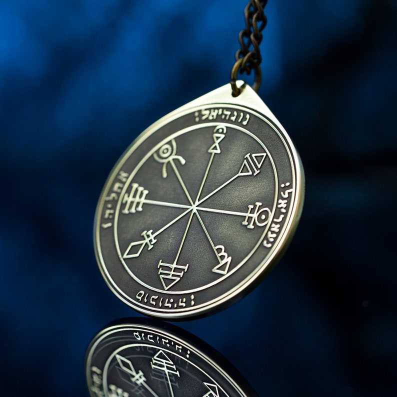 The First Pentacle of Venus Pendant Solomon Kabbalah Amulet Talisman ...