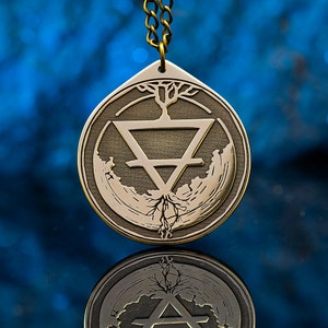 Earth Symbol of Stability and Rebirth Alchemy Element | Earth Pendant ...