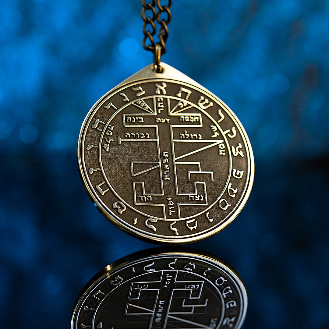 Mystical Figure of Solomon Tree of Life Ten Sephiroth, Seal of Solomon ...