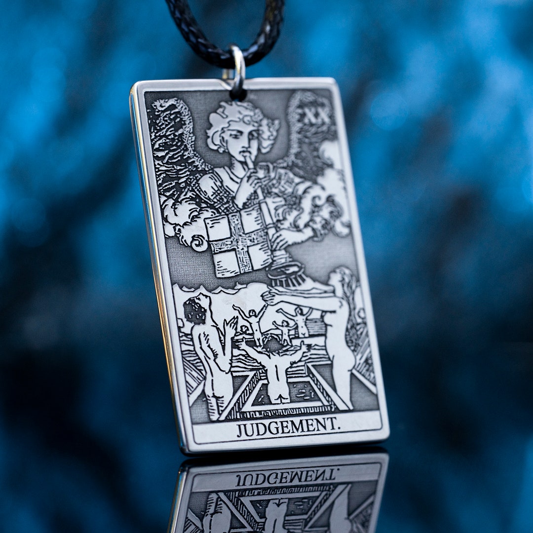 Judgement Tarot Pendant: Awakening Renewal, Symbol Divination, Amulet ...